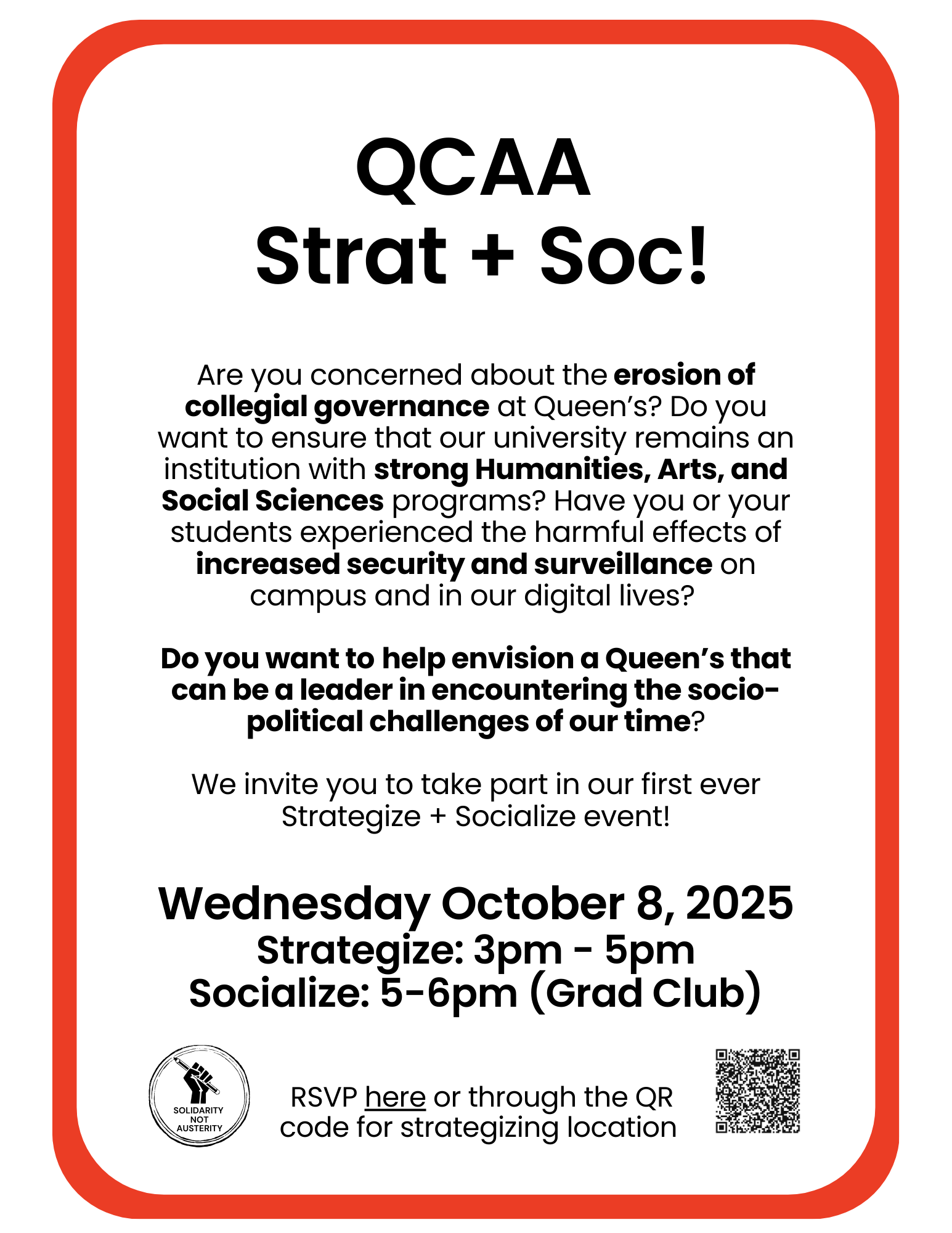QCAA is Building! – Queen's Coalition Against Austerity